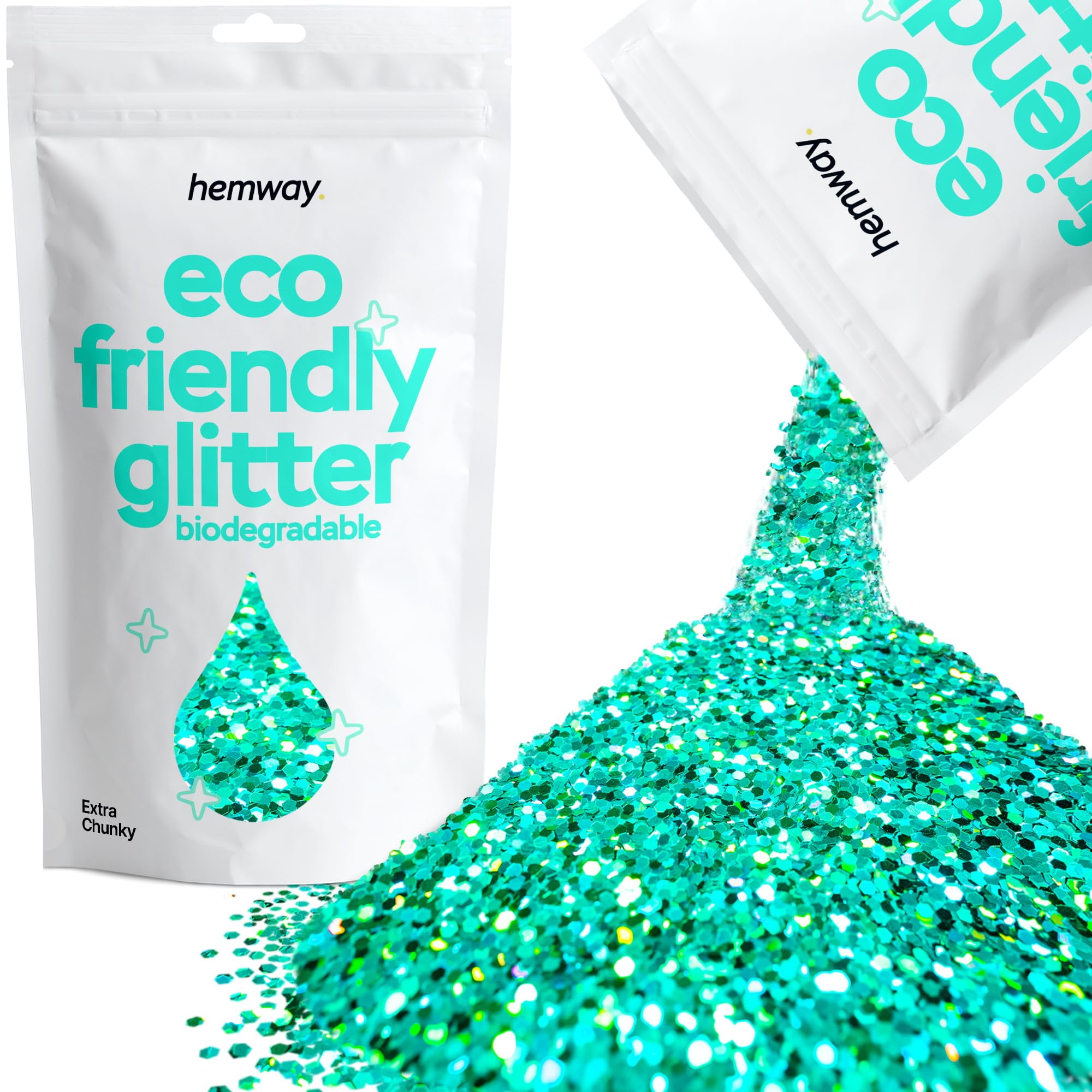 Hemway Eco Friendly Biodegradable Glitter 100g / 3.5oz Bio Cosmetic ...