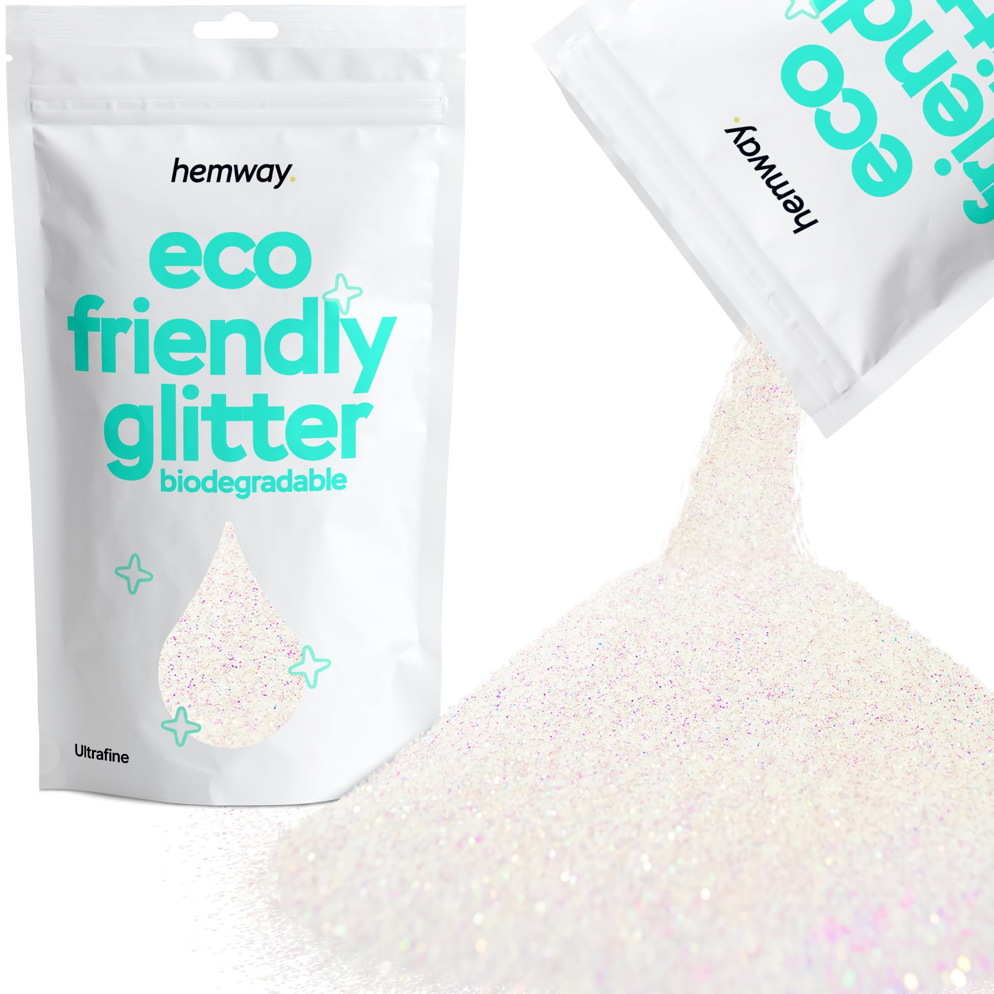 Hemway Eco Friendly Biodegradable Glitter 100g / 3.5oz Bio Safe Sparkle ...
