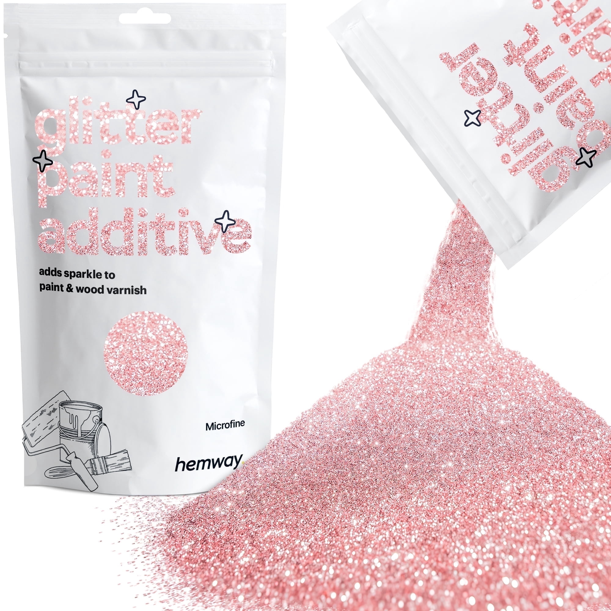 Hemway Glitter Paint Additive Crystals for Acrylic Emulsion Paint ...