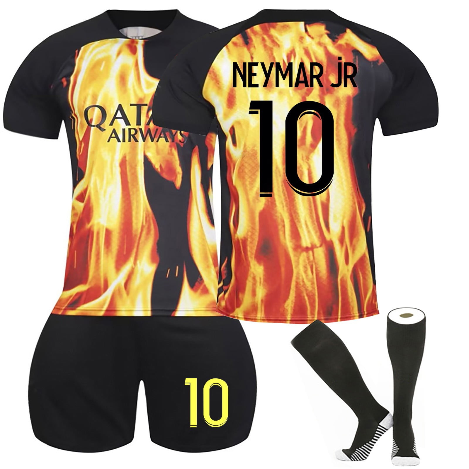 HenJI 2223 Soccer Game Special Edition Soccer Jersey, #10 NEYMAR Soccer Jersey, Kids Fashionable ...