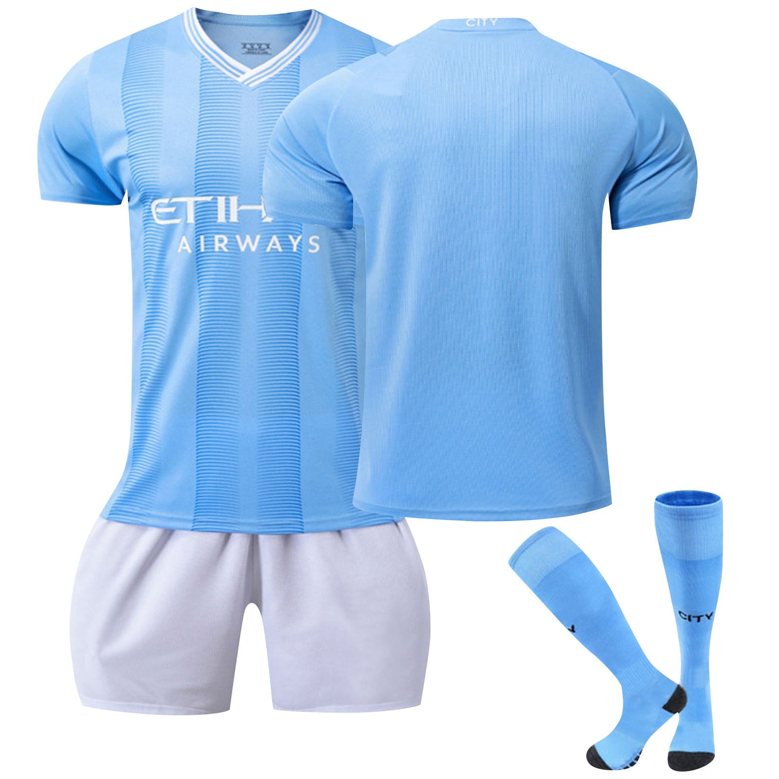 HenJI 23/24 English Home Game New Soccer Training Uniform, #None Sky ...