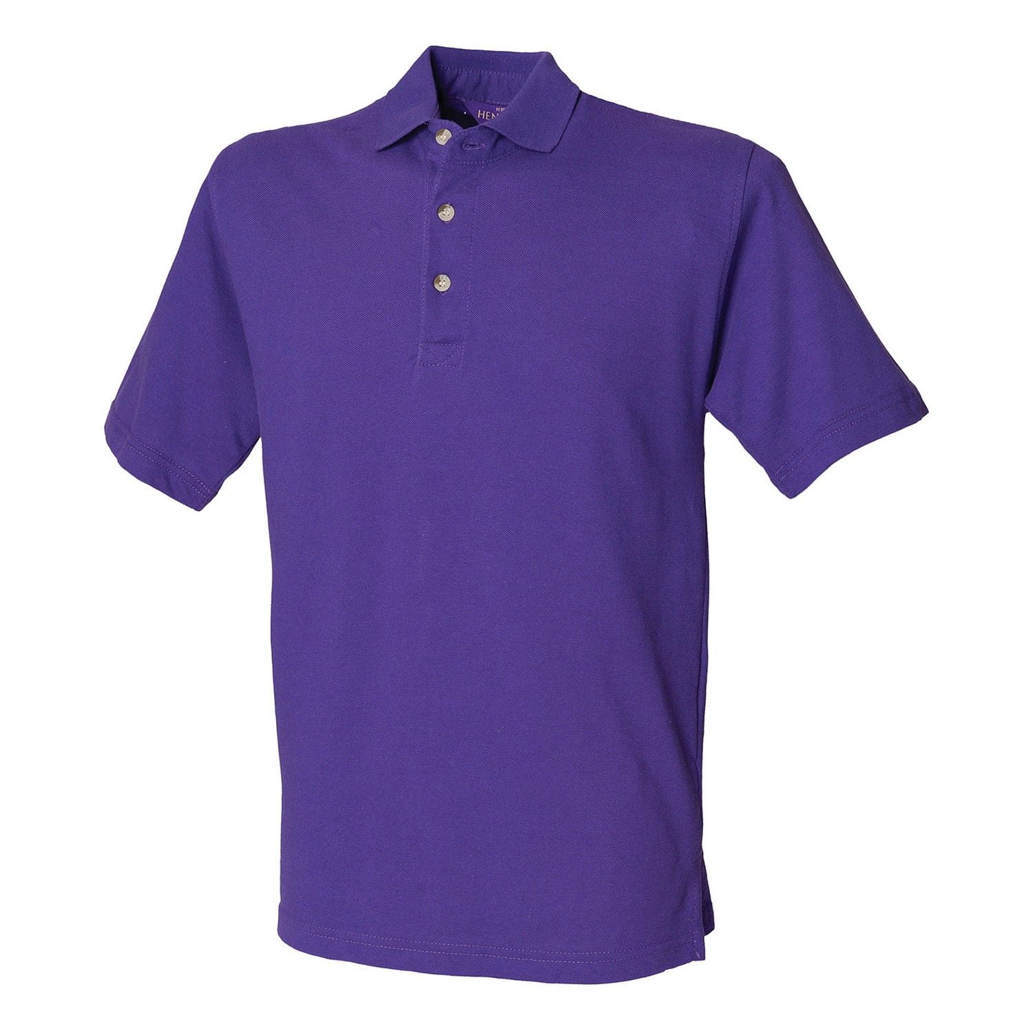 Henbury Mens Classic Cotton Pique Heavy Polo Shirt - Walmart.com