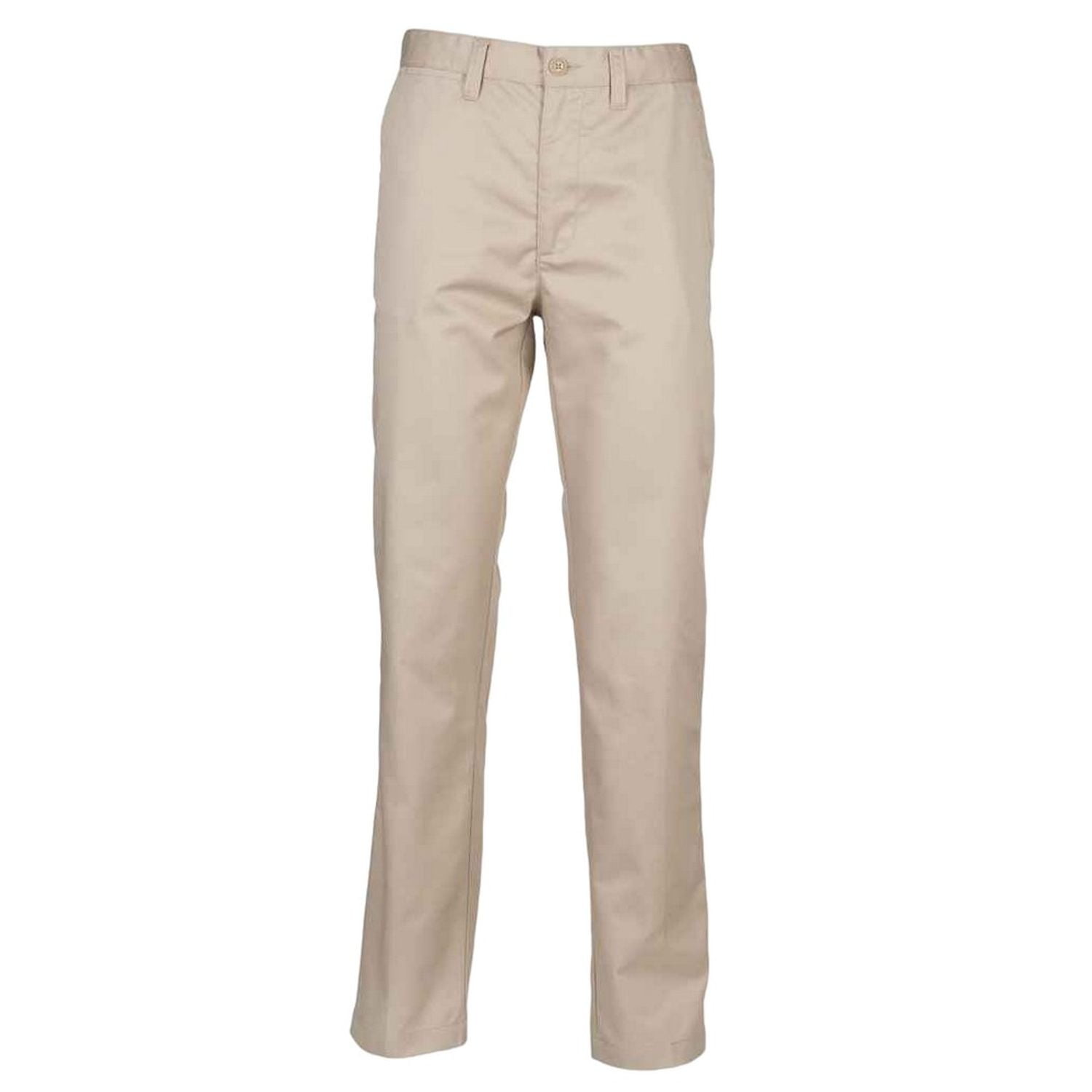 Henbury Mens Flat Fronted Pants - Walmart.com