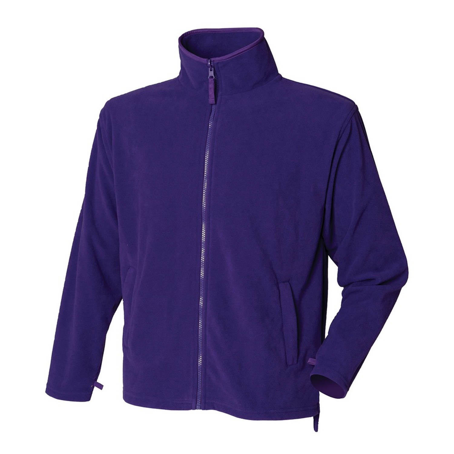 Henbury Mens Plain Fleece Jacket - Walmart.com