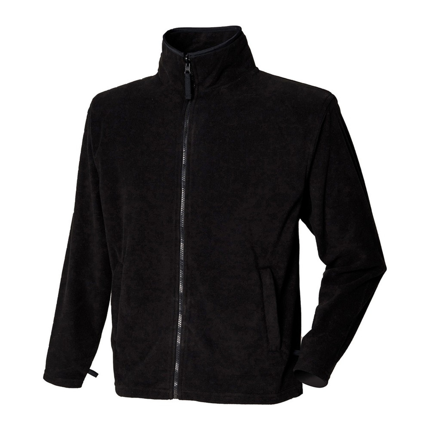 Henbury Mens Plain Fleece Jacket - Walmart.com