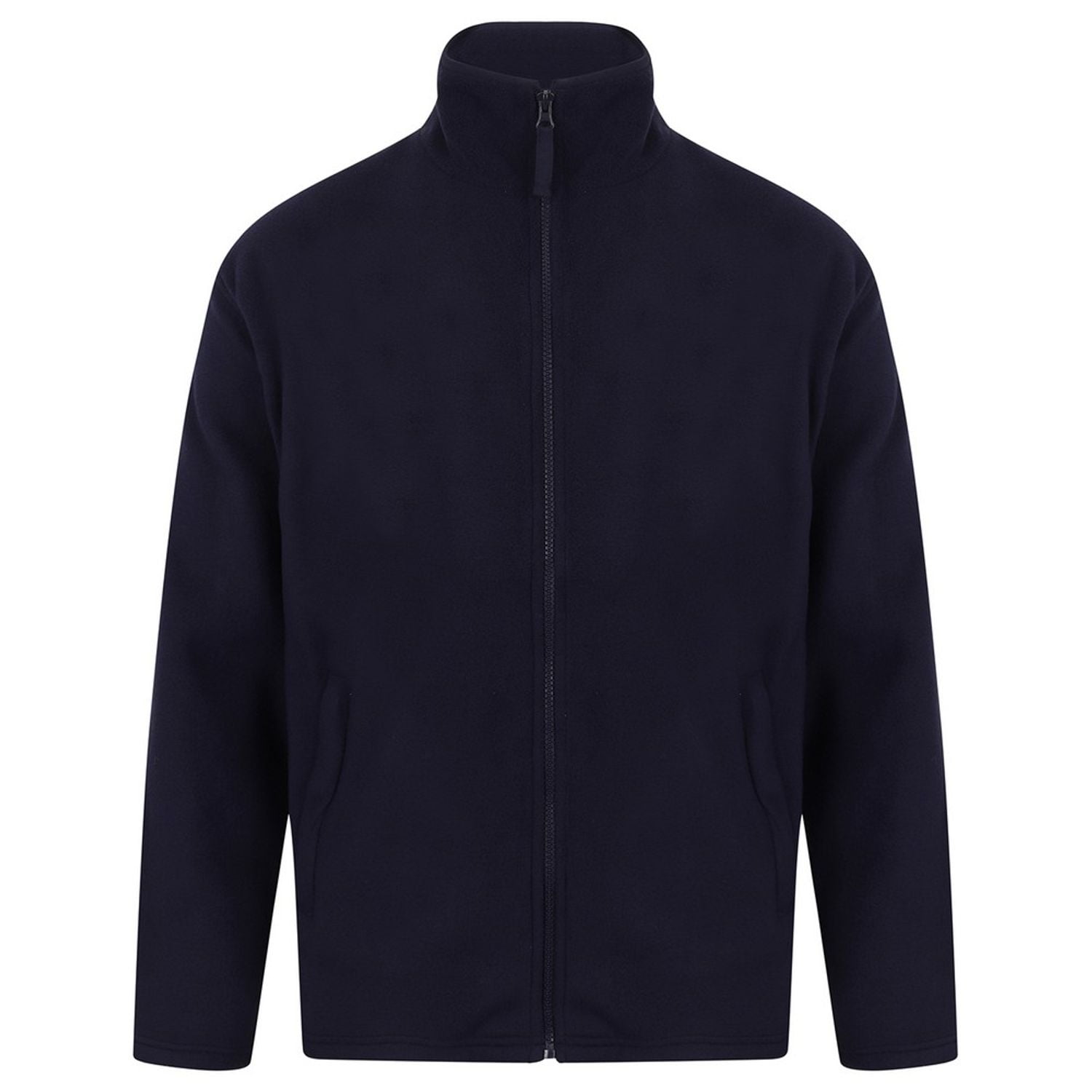 Henbury Mens Plain Fleece Jacket - Walmart.com