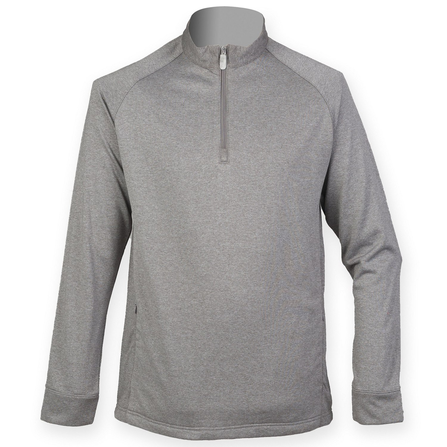 Henbury Mens Zip Neck Top - Walmart.com