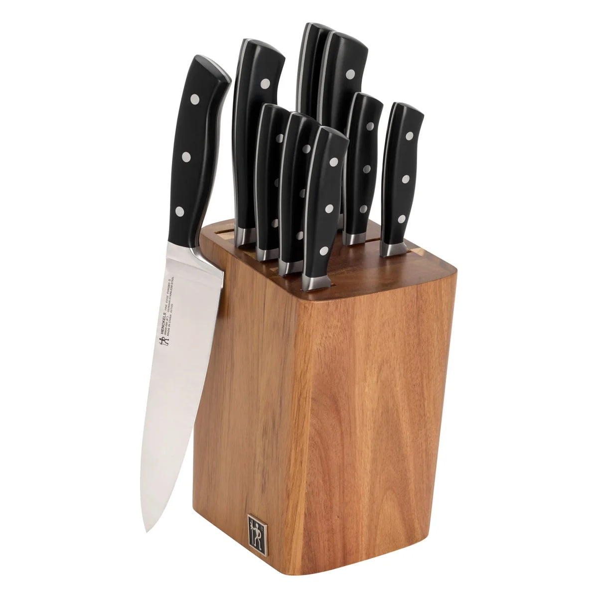 Henckels Fine Edge Forged 10 Piece Knife Block Set - Walmart.com