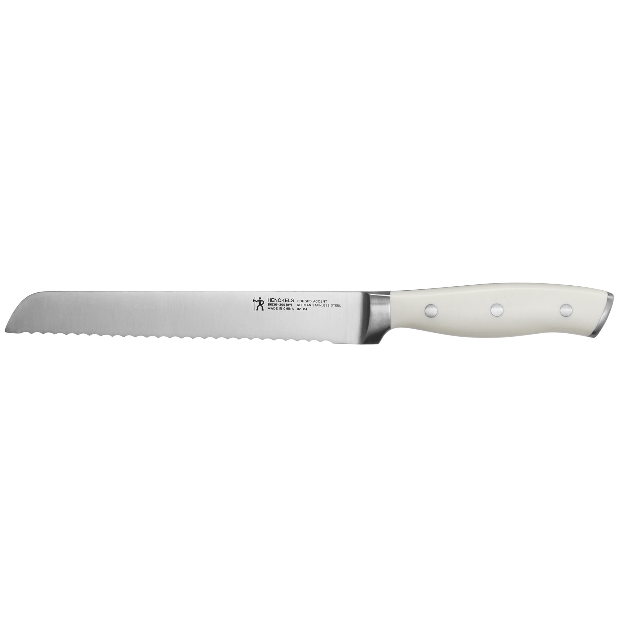 Henckels Forged Accent 8-inch Bread Knife - White Handle - Walmart.com