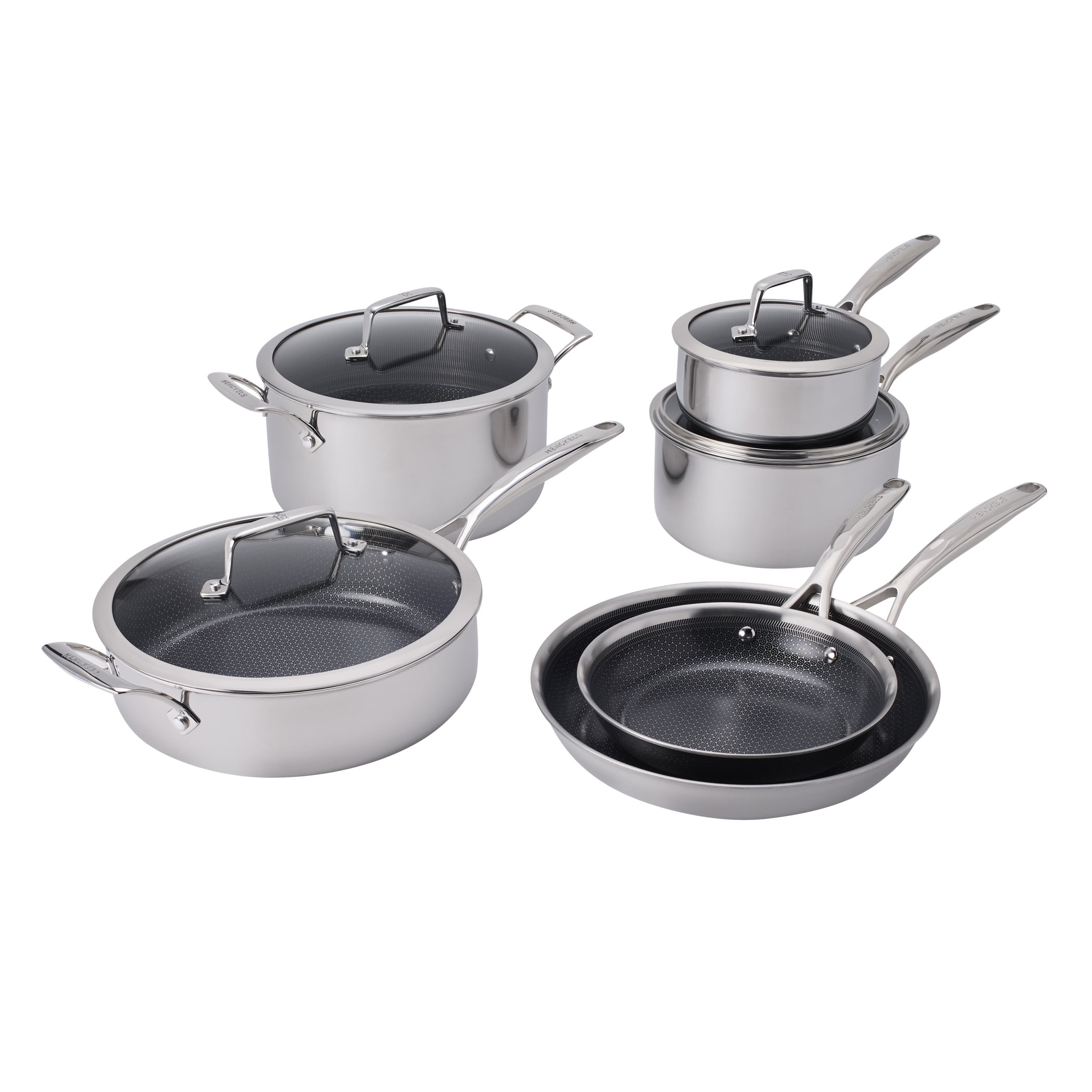 Henckels Paradigm Ceramic 10-pc Stainless Steel Dual Performance ...