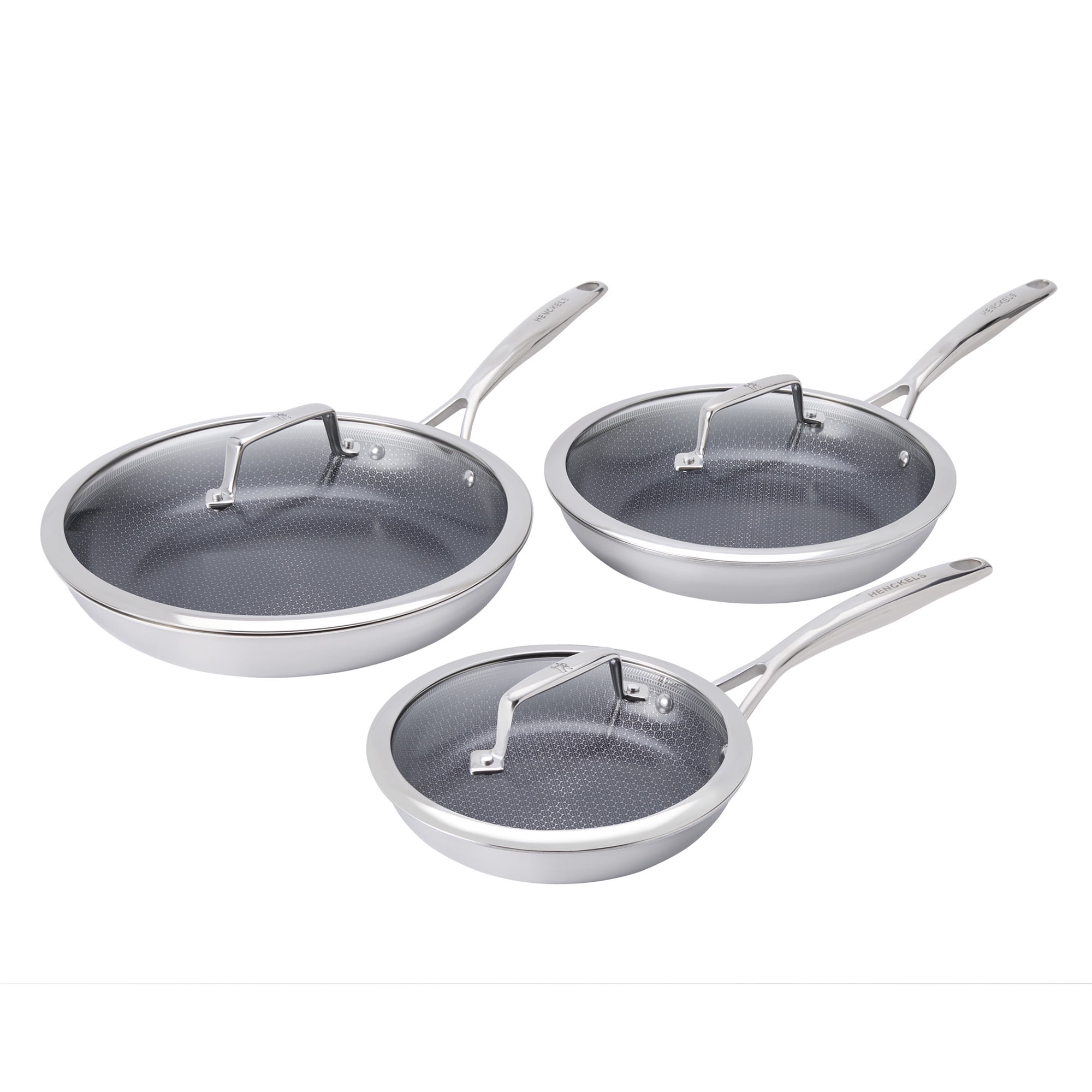Henckels Paradigm Ceramic 6-pc Stainless Steel Dual Performance Fry Pan ...