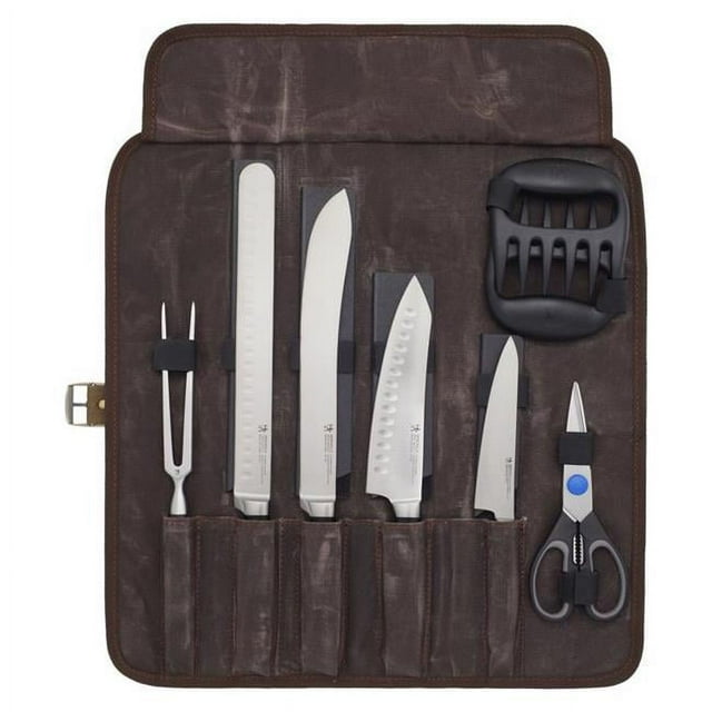 Henckels 9 Piece Stainless Steel Chefs Knife Set, Perfect for Kitchen ...