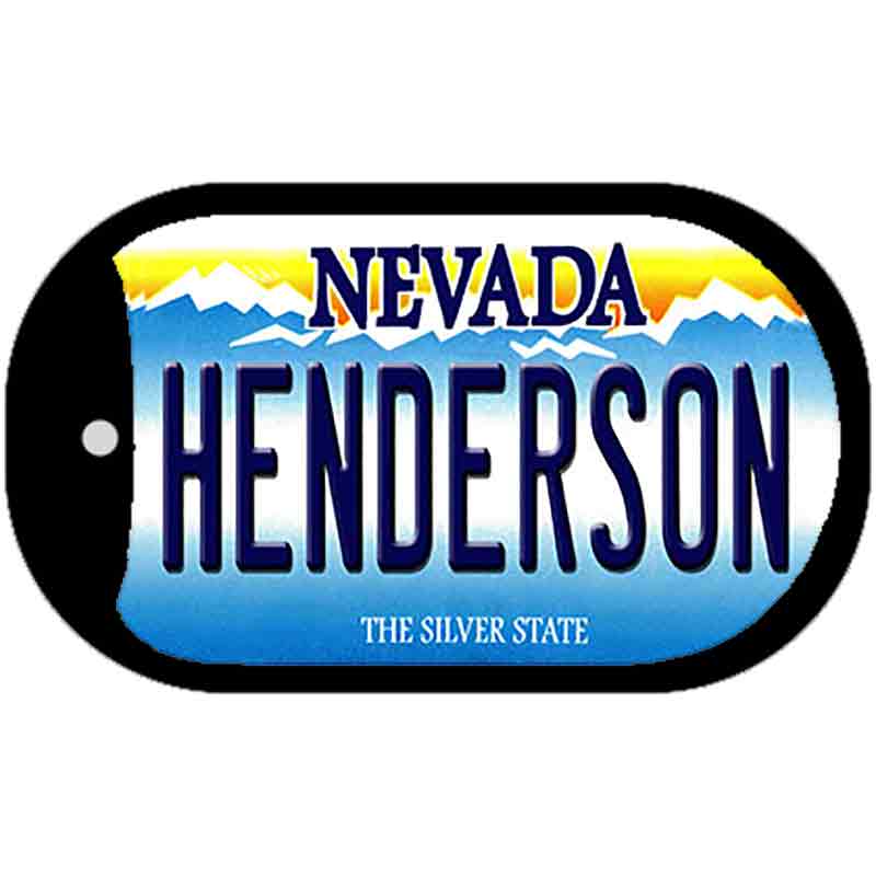 Henderson Nevada Novelty Metal Dog Tag Necklace DT-9556 2" x 1" Dog Tag ...