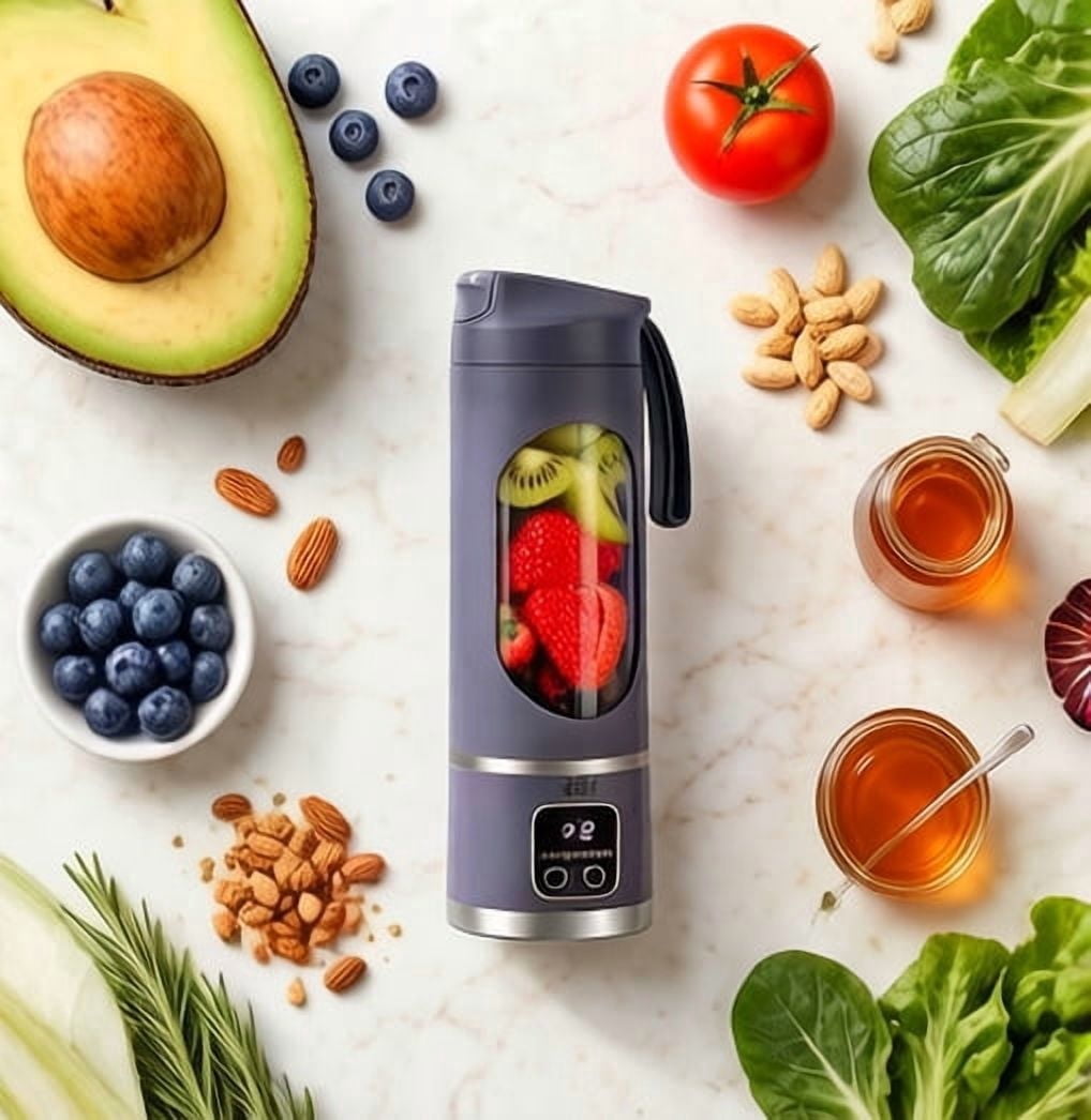 Hendoct HS-860 Portable Blender, USB Rechargeable Heating Juicer Cup ...