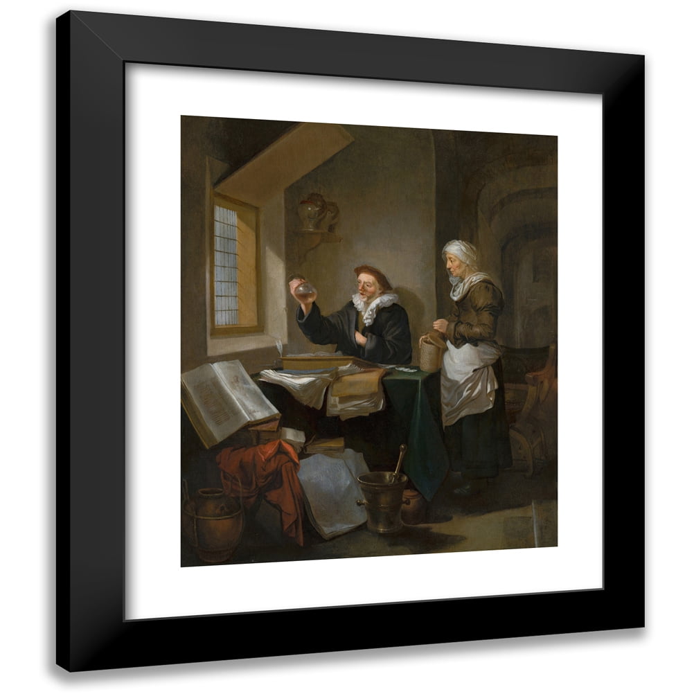 Hendrick Heerschop 20x24 Black Modern Framed Museum Art Print Titled ...
