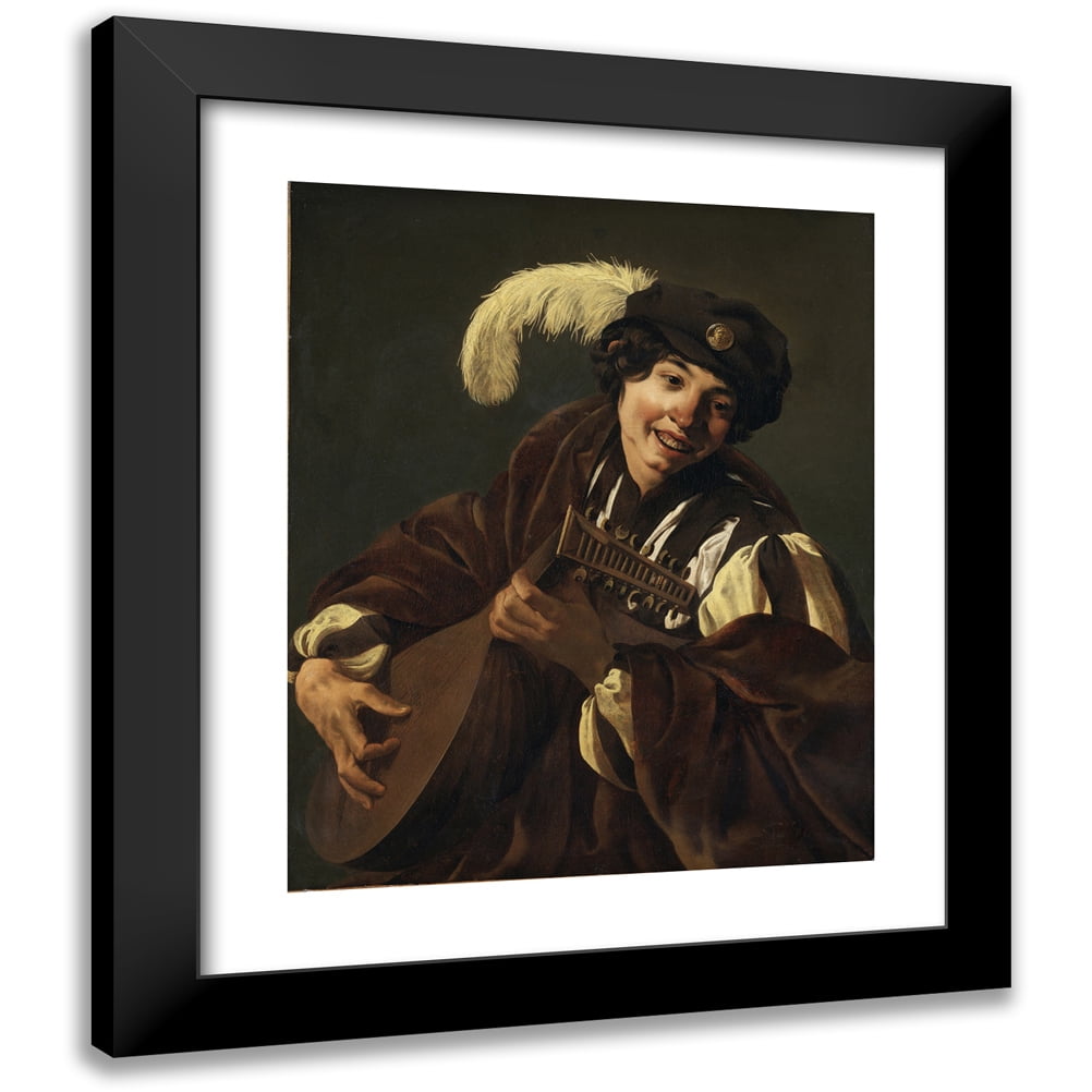 Hendrick Ter Brugghen 12x14 Black Modern Framed Museum Art Print Titled ...