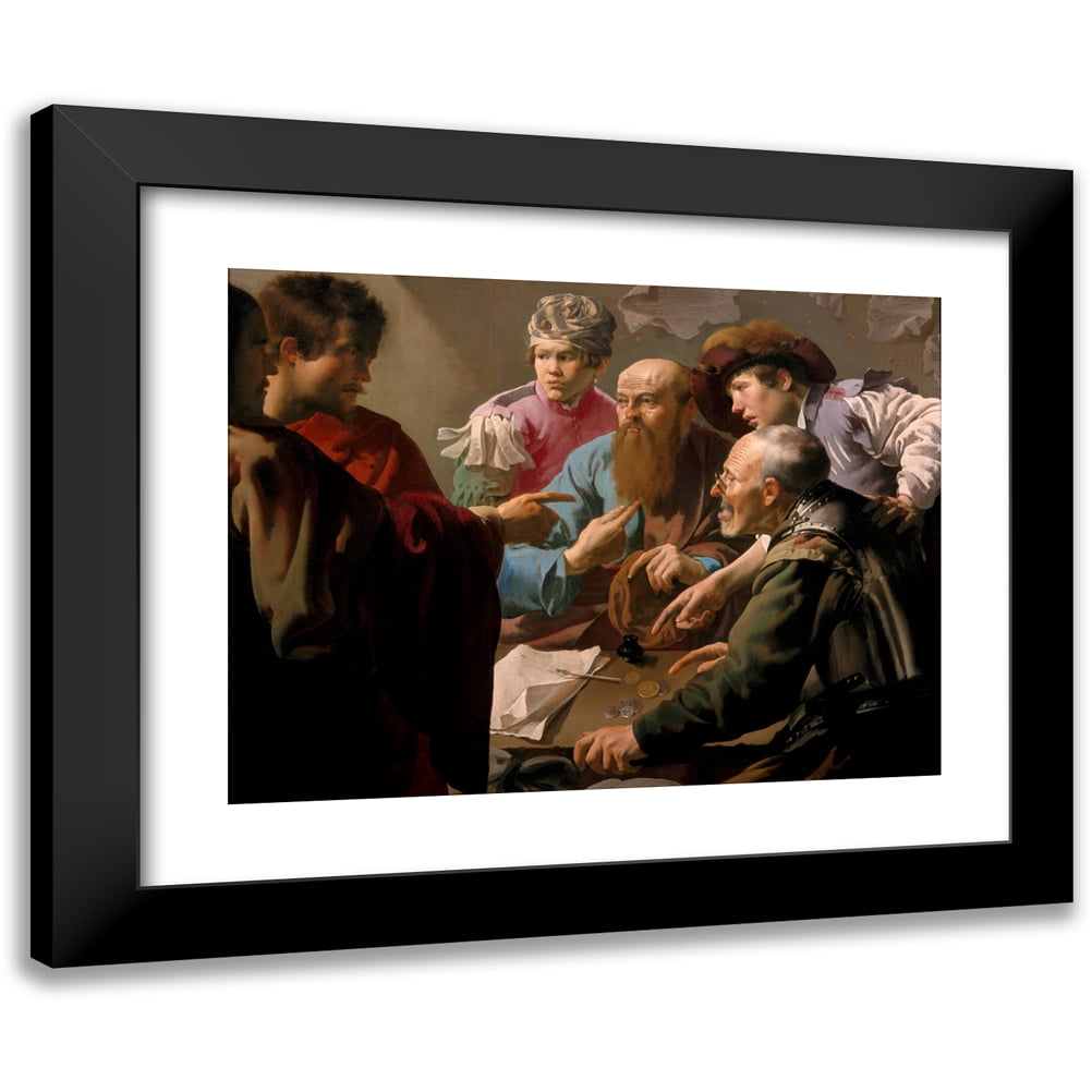 Hendrick Ter Brugghen 14x11 Black Modern Framed Museum Art Print Titled ...