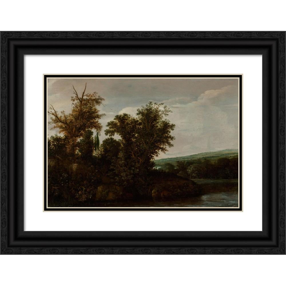 Hendrik Cornelisz. Vroom 14x11 Black Ornate Wood Framed Double Matted ...