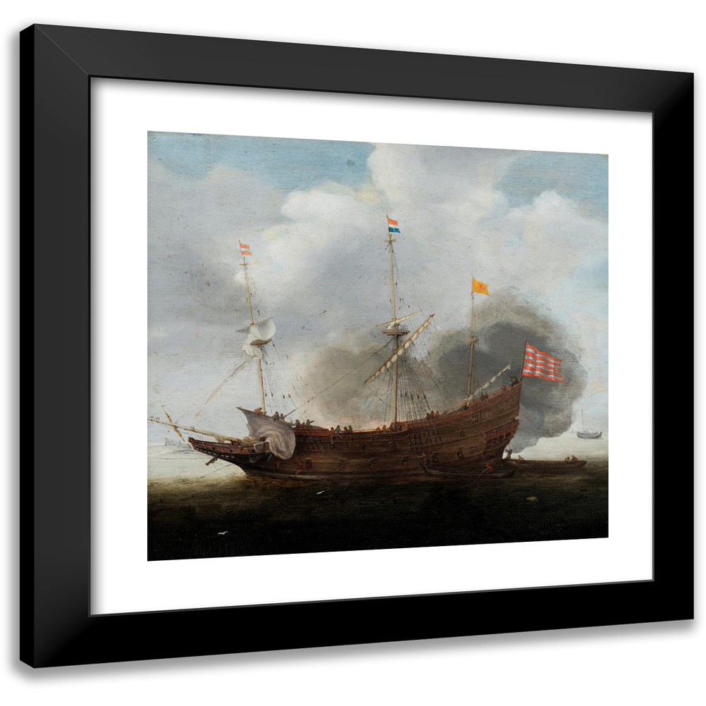 Hendrik Cornelisz. Vroom 16x15 Black Modern Framed Museum Art Print ...