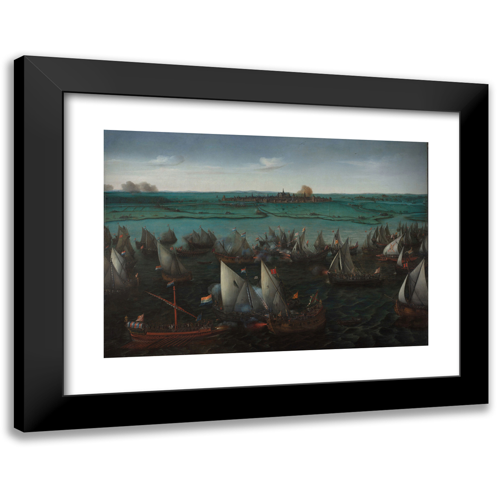 Hendrik Cornelisz. Vroom 18x14 Black Modern Framed Museum Art Print ...