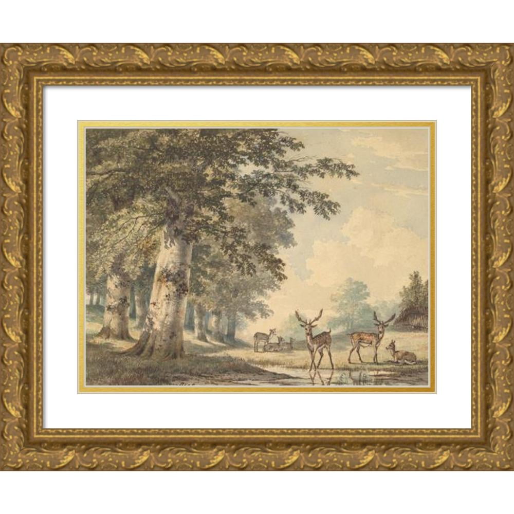 Hendrik Gerrit ten Cate 24x19 Gold Ornate Framed and Double Matted ...