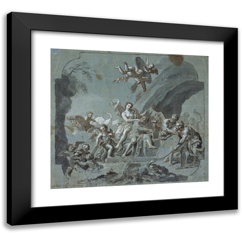 Hendrik Krock 22x20 Black Modern Framed Museum Art Print Titled - Venus ...