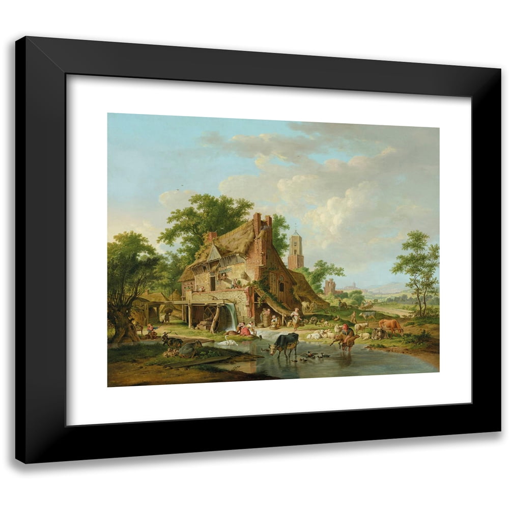 Hendrik Meijer 17x15 Black Modern Framed Museum Art Print Titled - A ...