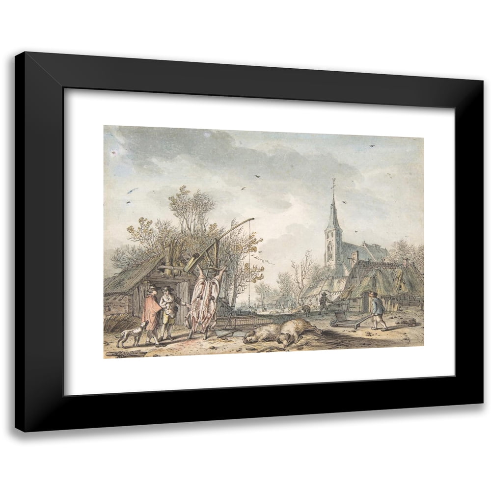 Hendrik Meijer 18x14 Black Modern Framed Museum Art Print Titled ...