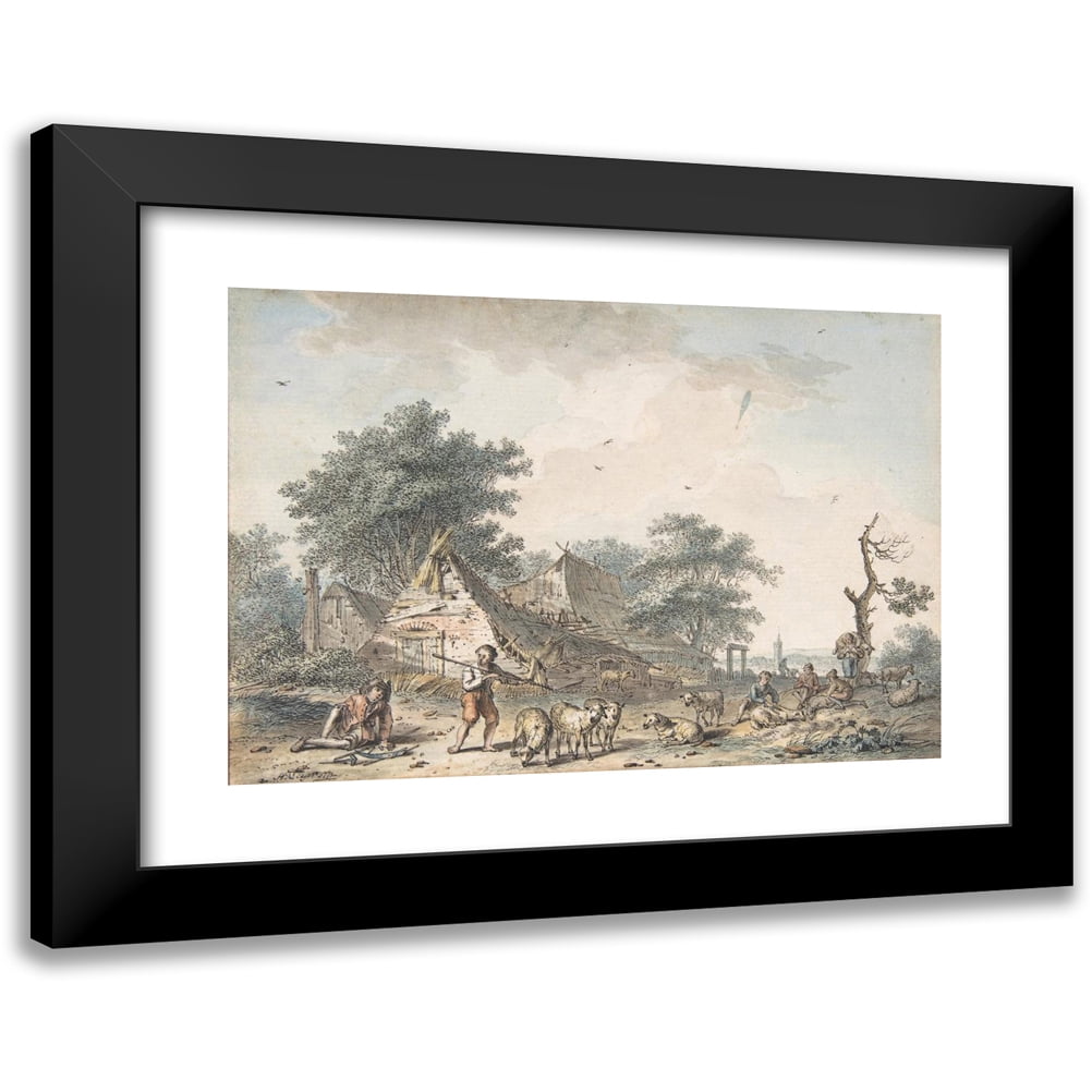 Hendrik Meijer 24x18 Black Modern Framed Museum Art Print Titled - June ...