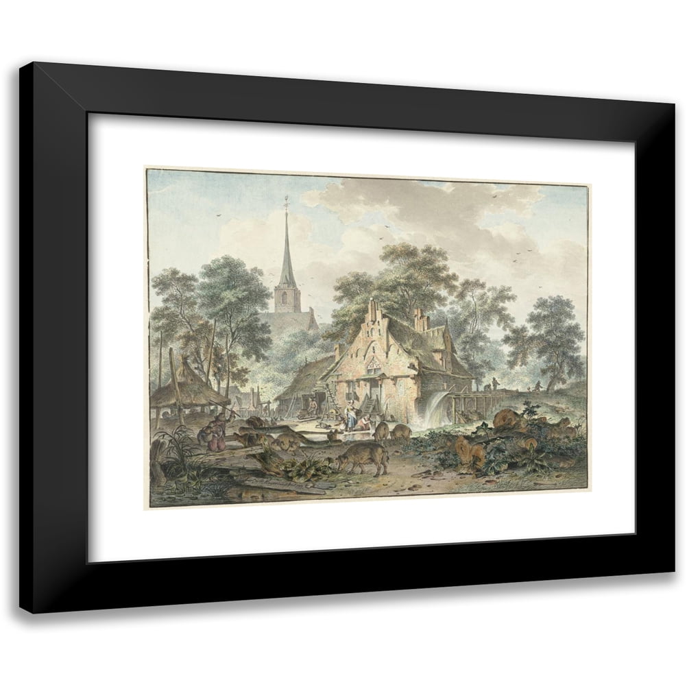 Hendrik Meijer 24x19 Black Modern Framed Museum Art Print Titled ...