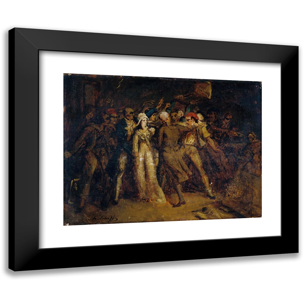 Hendrik Scheffer 24x19 Black Modern Framed Museum Art Print Titled ...