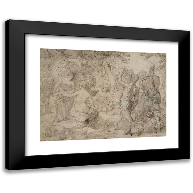 Hendrik van Balen 14x11 Black Modern Framed Museum Art Print Titled ...