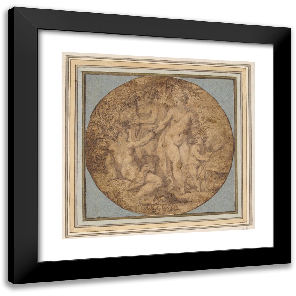 Hendrik van Balen 15x15 Black Modern Framed Museum Art Print Titled ...