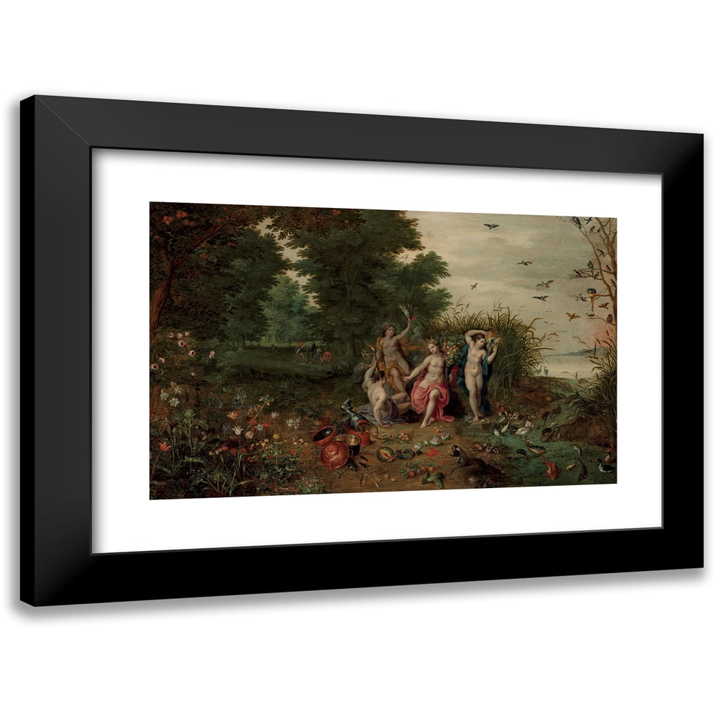 Hendrik van Balen 24x17 Black Modern Framed Museum Art Print Titled ...