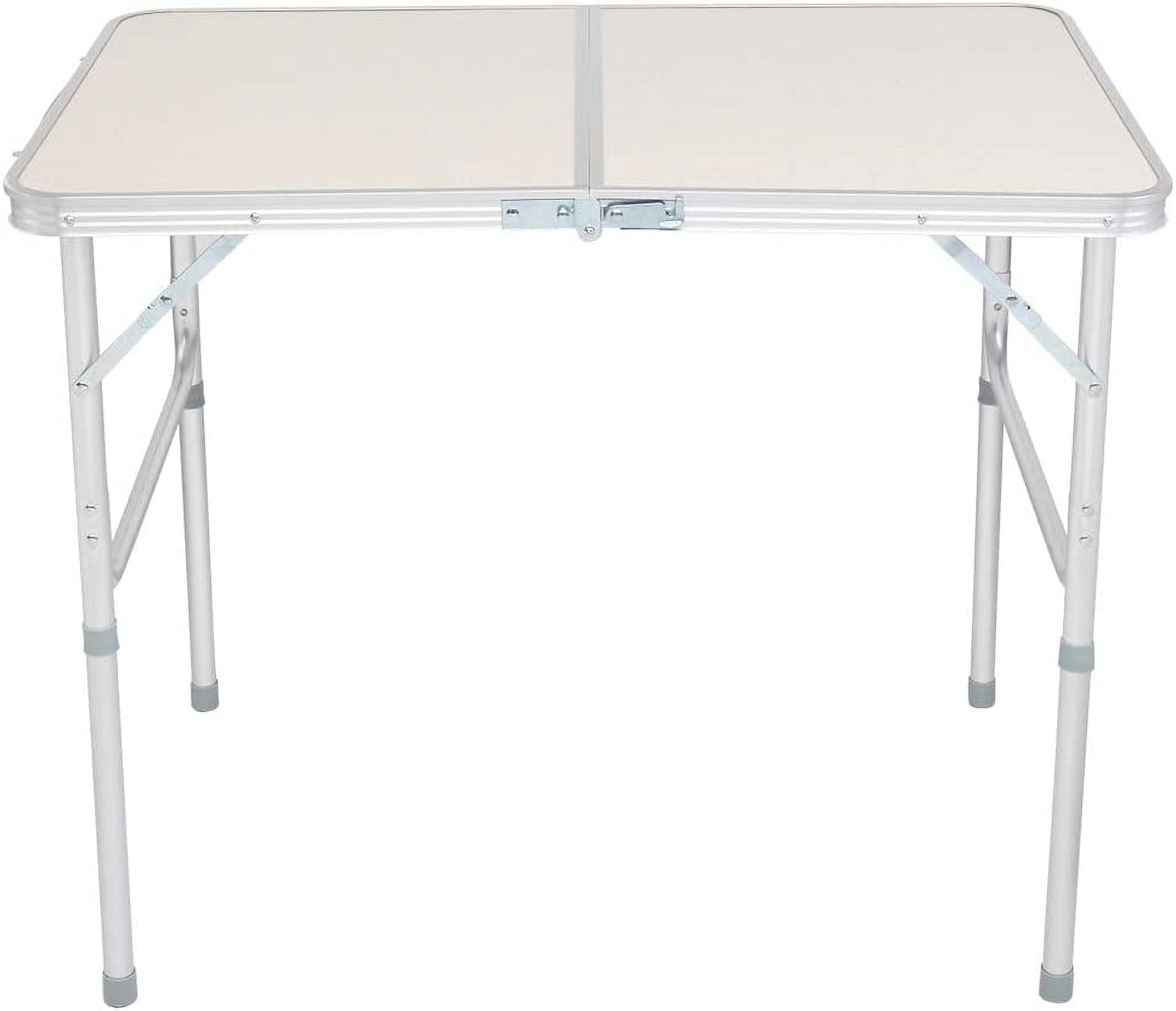 Henf 3 FT Aluminum Folding Table, Portable Camping Table Lightweight ...