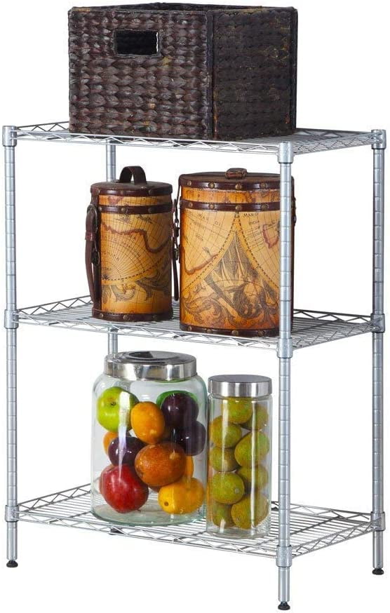 Henf 3 Tier Corner Shelf,Metal Kitchen Storage Rack Unit Kitchen Baker ...