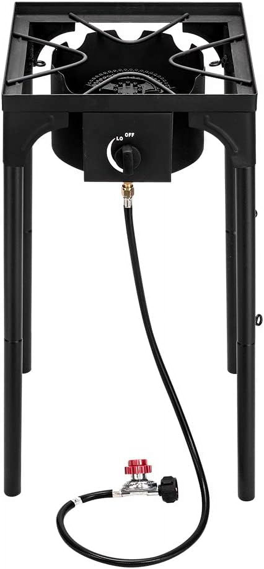 Henf Single Burner Outdoor Camp Stove Portable Cast Iron Patio Cooking ...