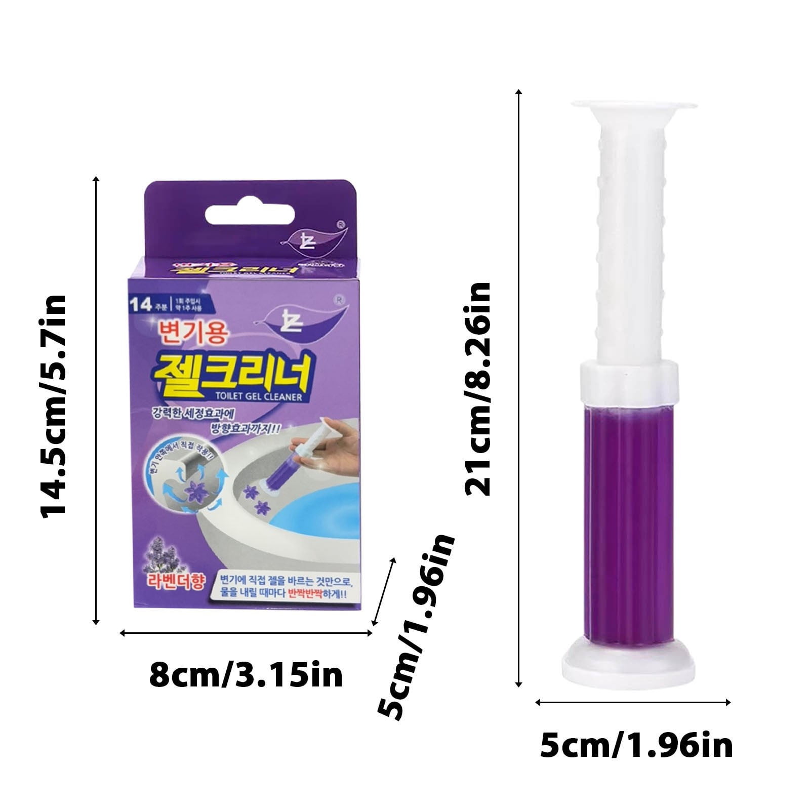 HengDidi 120ml Floral Scent Toilet Cleaning Gel - Powerful Descaling ...