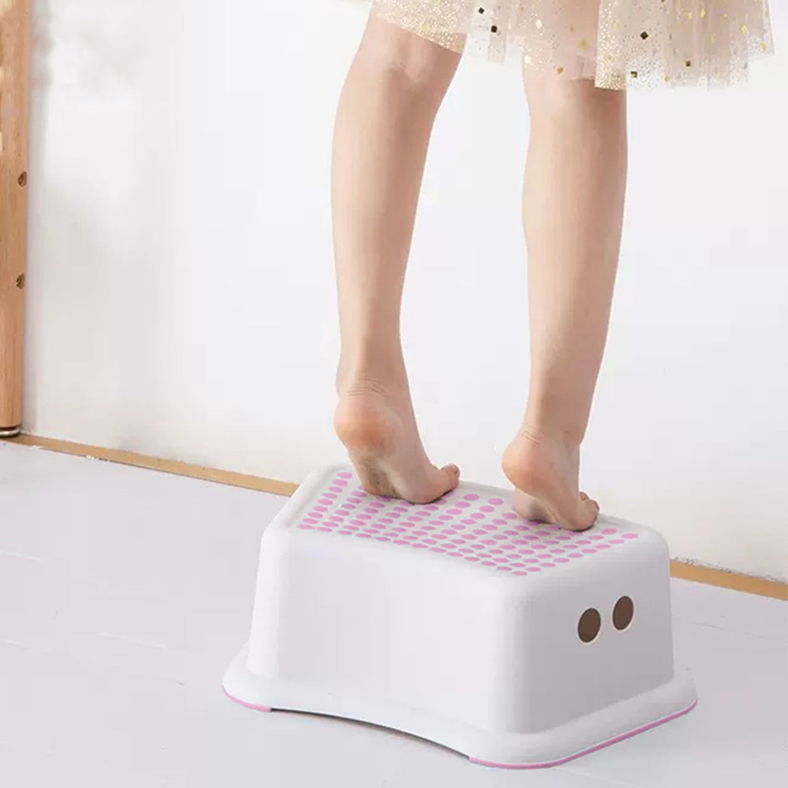 HengDidi 1pc Plastic Step Stool Children Bathroom Foot Stool Non-Slip ...