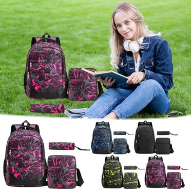 Trailmaker Adult's Book Bag, Adjustable Padded Straps, Multi-color ...