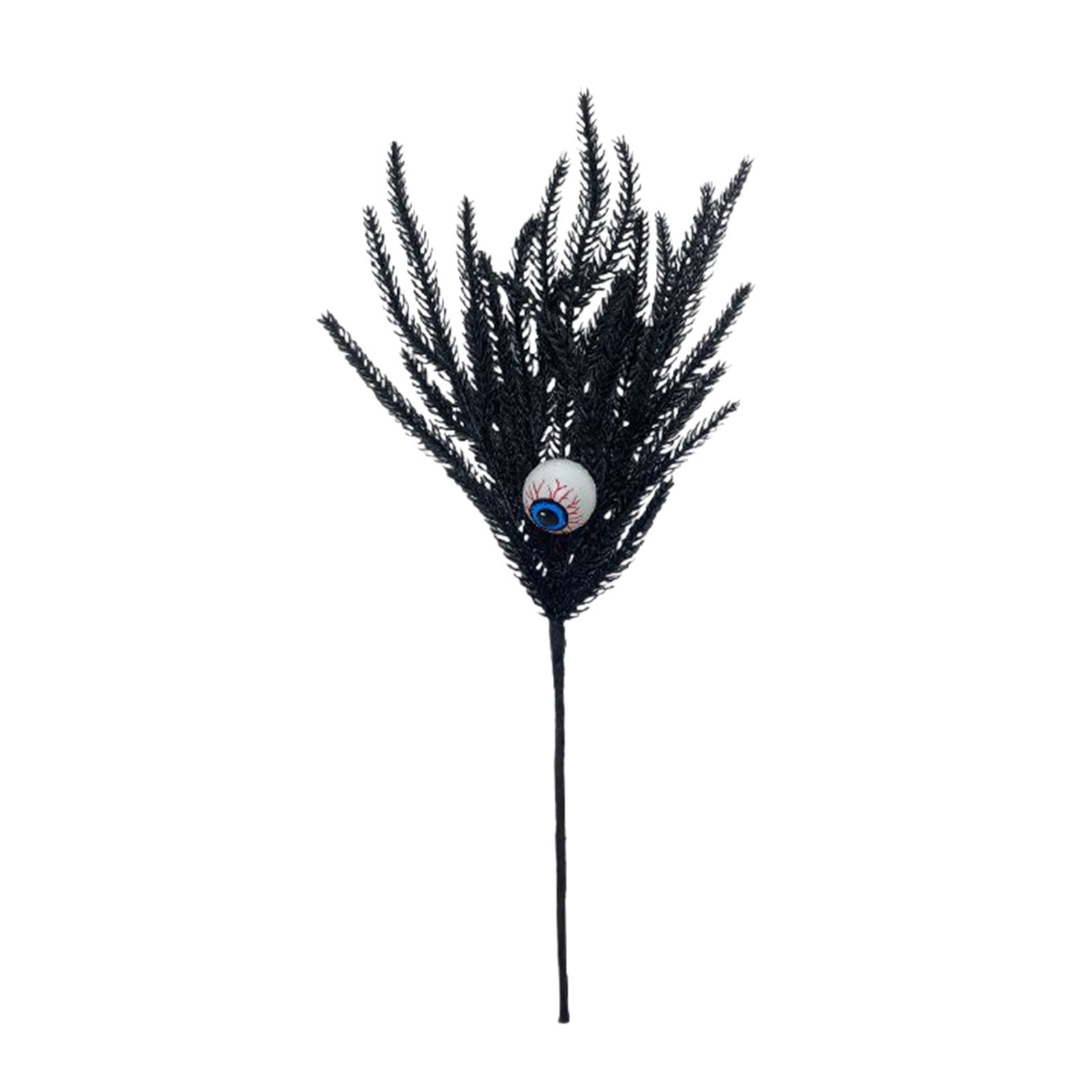 HengDidi 45CM Long Artificial Black Needle Cuttings Halloween Decor ...