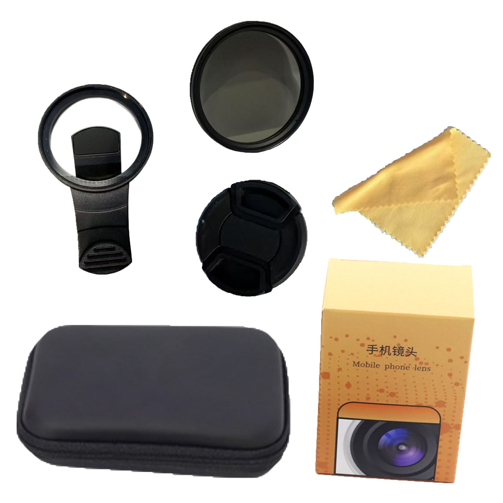 HengDidi 52mm Polarizing Filter for Smartphone Camera Lens Anti-Reflection Reduces Glare ...