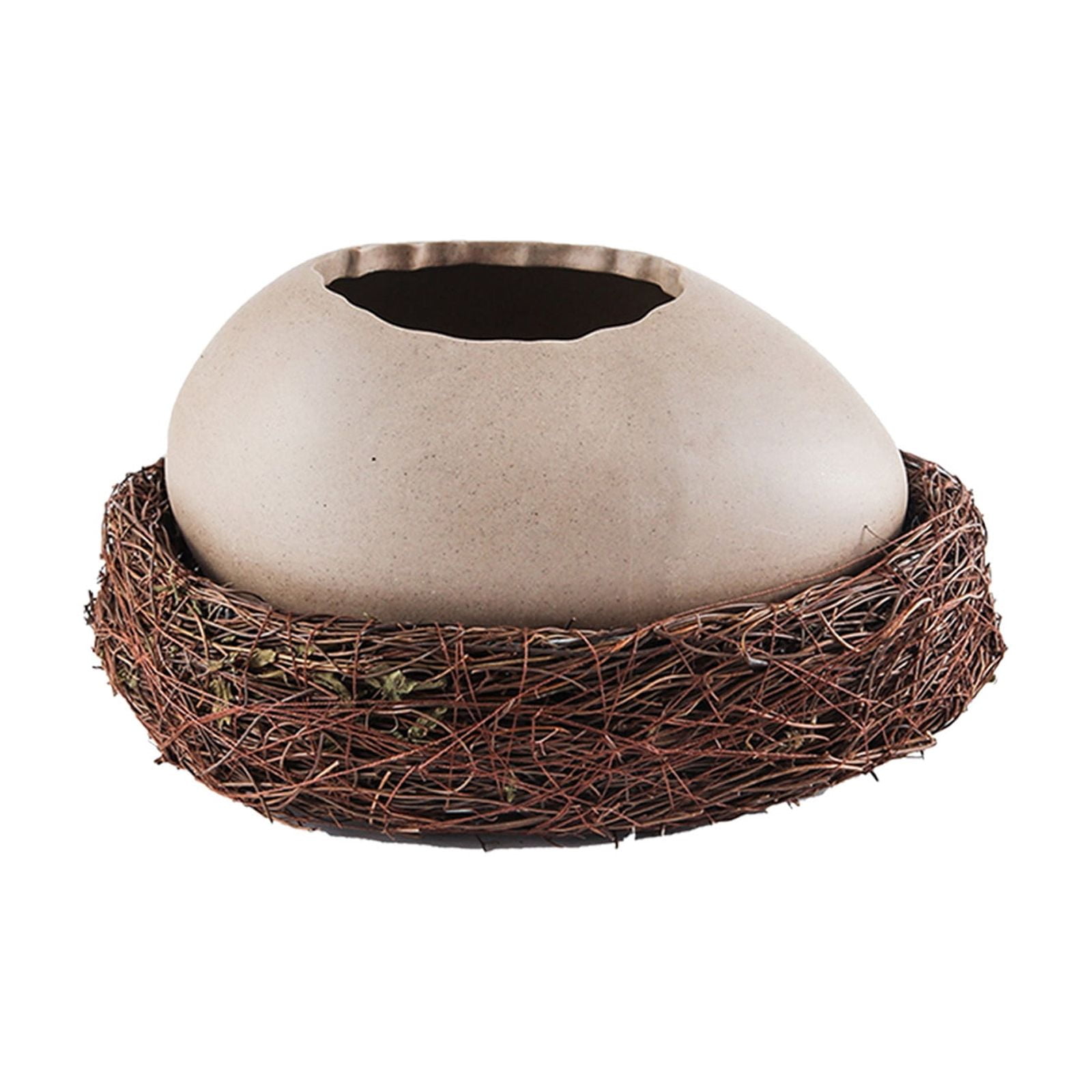 HengDidi 7in Small Cute Creative Bird'S Nest Decorations Dessert Bowl ...