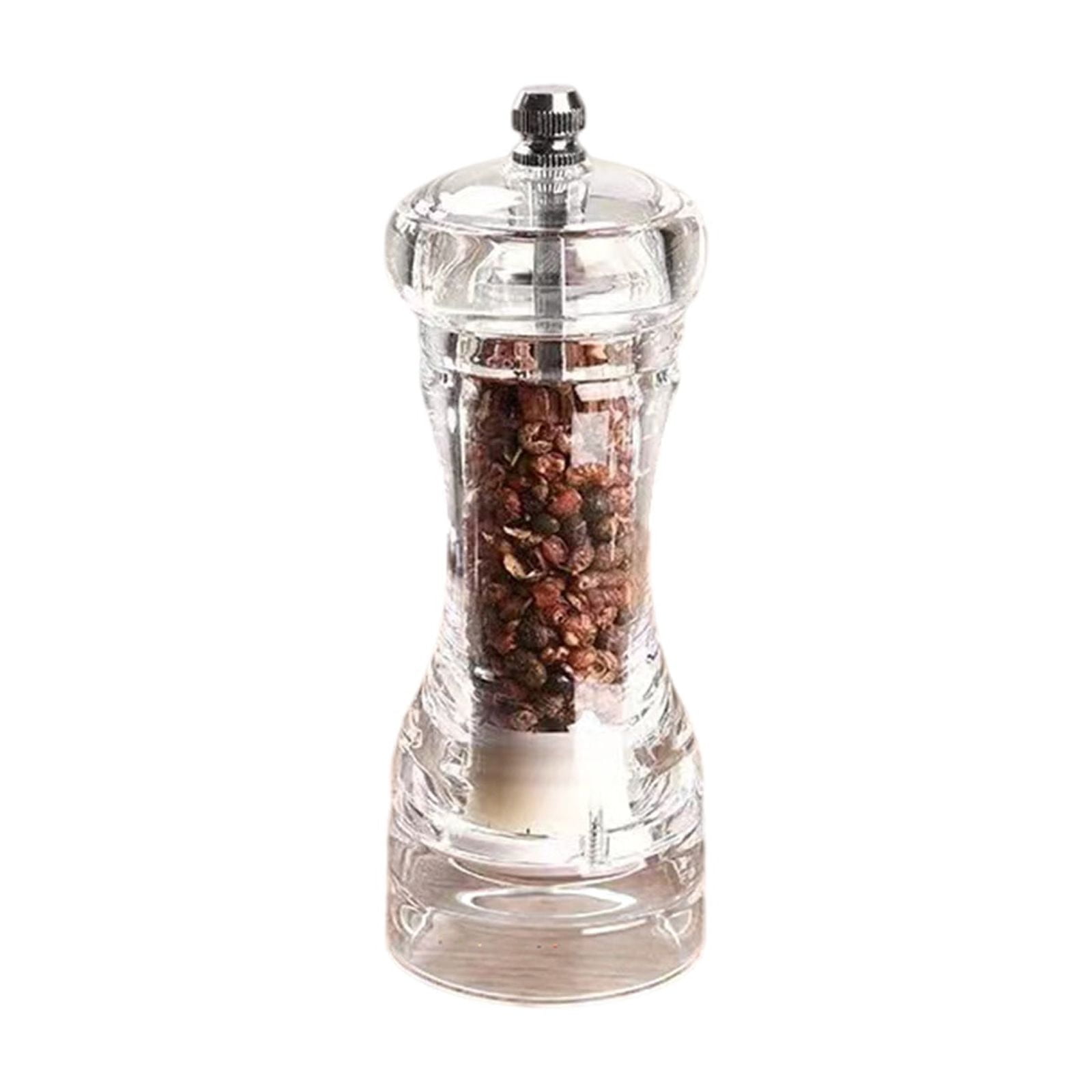 HengDidi Clear Acrylic Pepper Grinder with Ceramic Core - Manual ...