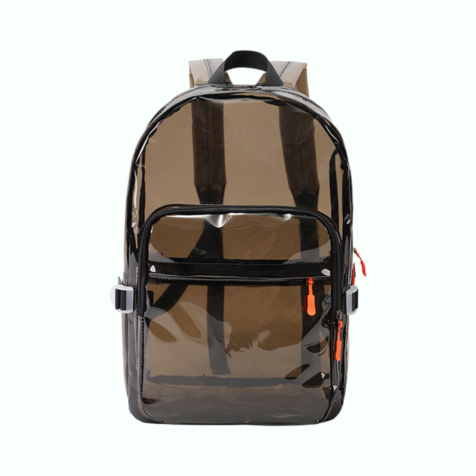 HengDidi Clear PVC Multi-Compartment Backpack, Large Capacity Rucksack ...