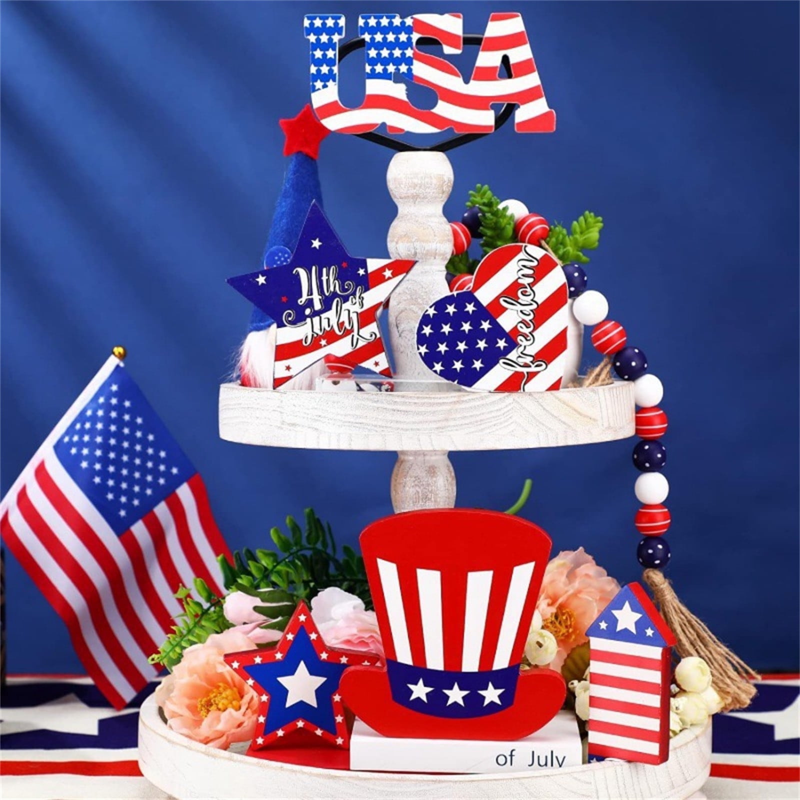 HengDidi Complete Independence Day Party Decor Set - Patriotic Themed ...