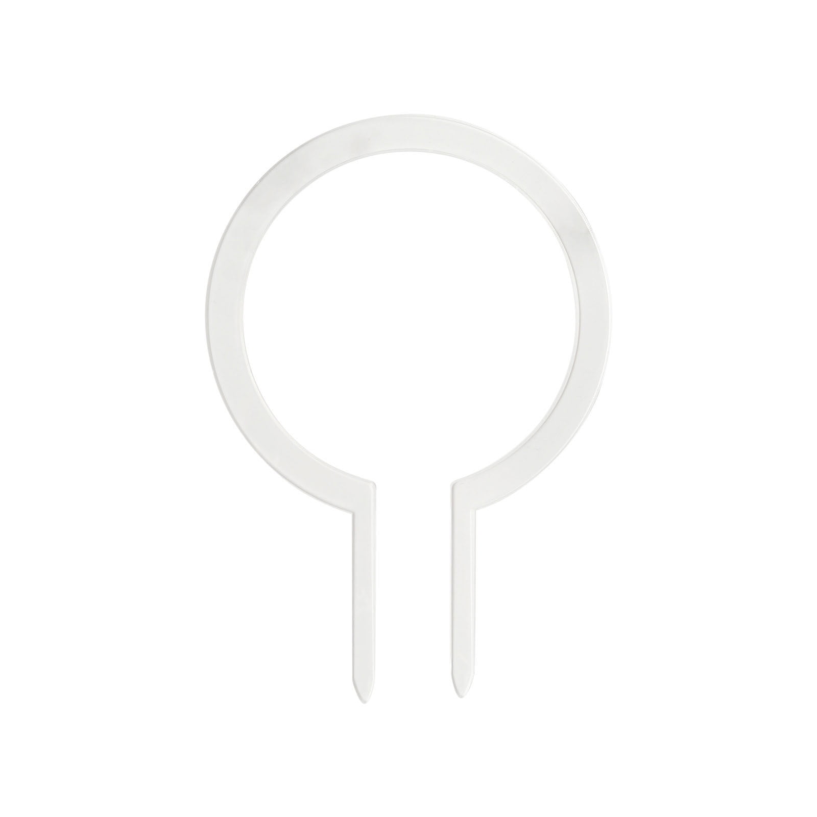 HengDidi Crystal Clear Acrylic Circular Plant Cloche Extendable Support ...