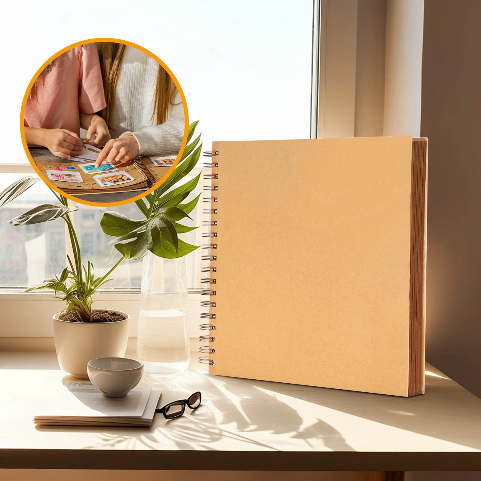 HengDidi DIY Customizable Scrapbook Album Loose Leaf Photo Album for ...