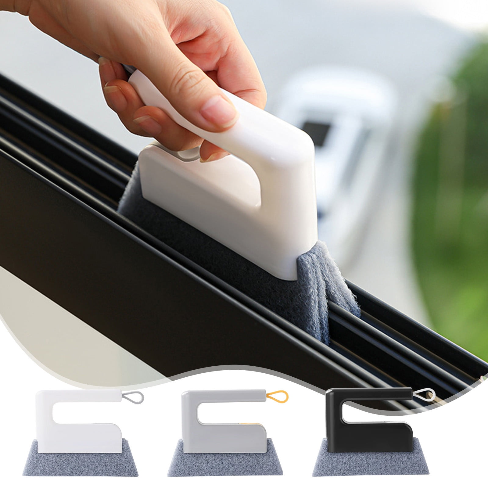 HengDidi Detachable Window Track & Blind Cleaning Brush - Narrow Gap ...