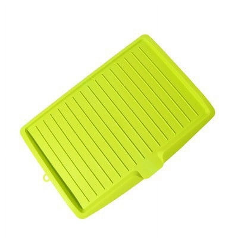 HengDidi Drain Rack Kitchen Silicone Dish Drainer Tray Large Sink ...